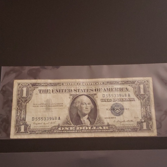 Other | Blue Seal 1 Dollar Bill Series 1957 A | Poshmark